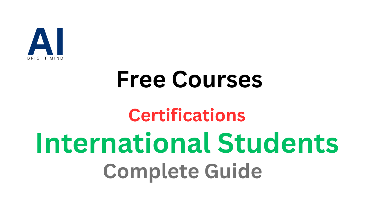 Best Free Online Courses for Students – BrightMindAI
